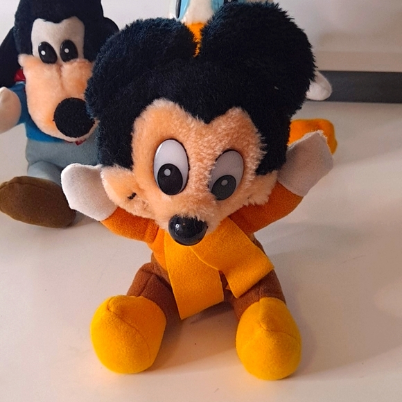 Disney | Toys | Vintage 8s Disney Stuffed Characters From Mickeys ...